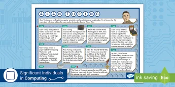 Alan Turing Biographies | twinkl.co.uk