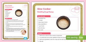 Birth to Twos Modelling Dough Recipes Early Years (EYFS) - Early Years B