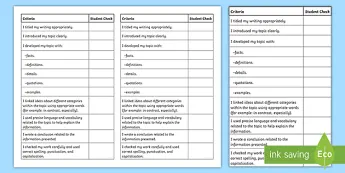Fourth Grade Checklists | twinkl.com