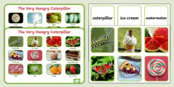 The Very Hungry Caterpillar Word Mats | twinkl.com.au