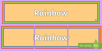 Rainbow Display Banners | twinkl.co.uk