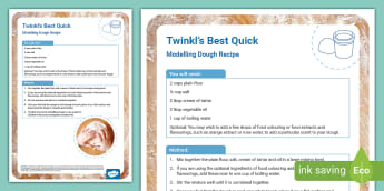 Modelling Dough Recipes and Activities Early Years | EYFS