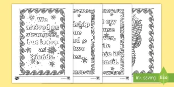 Mindfulness Coloring Pages | twinkl.com