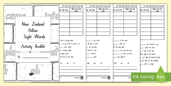 Sight Words - English - Years 3 - 4 - New Zealand - Twinkl