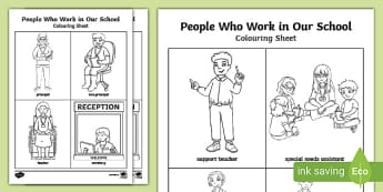 People Who Help Us Colouring Pages - Twinkl