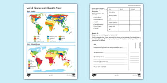 Continental Climate Zones - BGE - Conduit Geography - Social Subjects