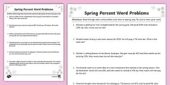 Seventh Grade Word Problems | twinkl.com