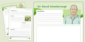 Biography Report Templates | twinkl.co.uk