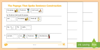 Sentence Building - EAL/ESL Worksheets - Primary Resources