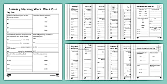 Morning Work Resources for Fourth Grade - Twinkl