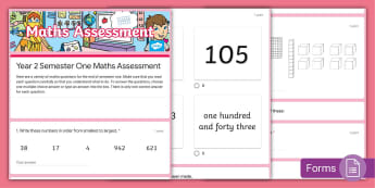Foundation, Year One and Year Two Assessment for Mathematics