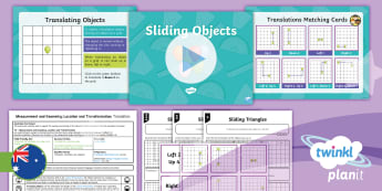 Describe and perform translations, reflections and rotations of shapes ...