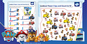 PAW Patrol Printables | PAW Patrol Print-Outs and Activities