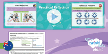 Describe and perform translations, reflections and rotations of shapes ...