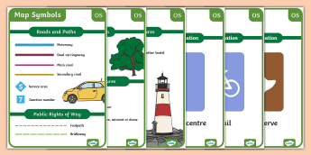 Geography Map Symbols | twinkl.co.uk