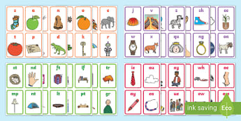 Flashcards - Phase 3 Display & Visual Aids - Phonics