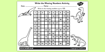 Missing Numbers Worksheets | twinkl.co.uk