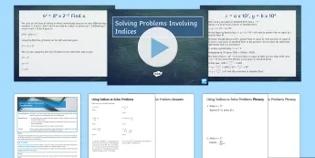 Indices in Mathematics | twinkl.com.au