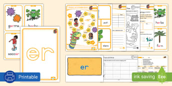 -er Term 4 - Grade 2 Phonics Term 4 | English | South Africa | Twinkl