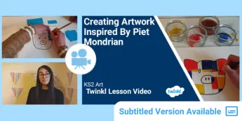 Piet Mondrian Art • Twinkl.ca