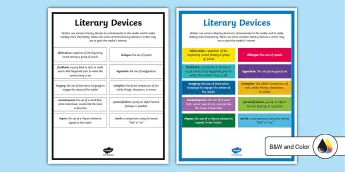 Literary Devices Worksheets | twinkl.com