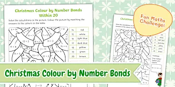 Christmas Number Bonds | twinkl.com.au