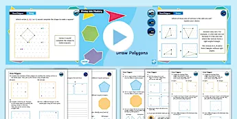 Polygons Activity Sheets | twinkl.co.uk