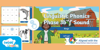 'f' sound Phase 3b - Stage 5/6 Phonics - Linguistic Phonics - Resources