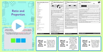 Mathematics Ratio and Proportion • Twinkl.co.uk