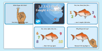 1, 2, 3, 4, 5, Once I Caught a Fish | Fish Nursery Rhymes