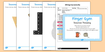 Threading Activities Fine Motor Skills (EYFS) - Early Years