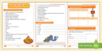 Lunar New Year and Chinese New Year ESL Worksheets - Twinkl