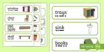 Classroom Object Labels | twinkl.ca