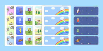 EYFS/Toddler Labels: Peg, Name, and Drawer Label Templates