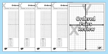 Ordered Pairs Worksheets | twinkl.com