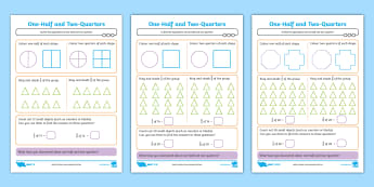 9 Equivalent Fractions - KS1 (Year 1 & 2) Maths Resources