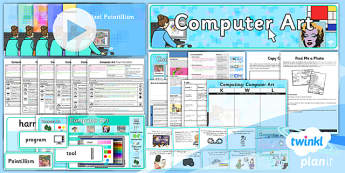 Computer Curriculum For Primary Schools | KS1 Computer Art