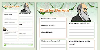 Charles Darwin Biographies | twinkl.co.uk