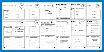 Morning Work Worksheets & Printables | Grade 3 | Twinkl
