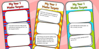 10 Maths Targets - Assessment - KS1 Maths - Twinkl