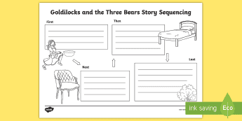 Goldilocks Story Sequencing | twinkl.ca