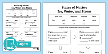 States of Matter Activities | twinkl.com