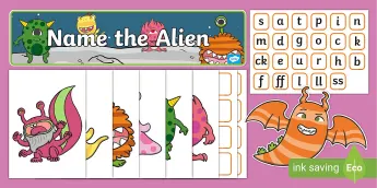 Name the Aliens | twinkl.co.uk