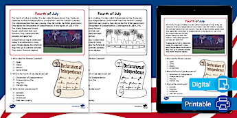 Independence Day Readings | twinkl.com
