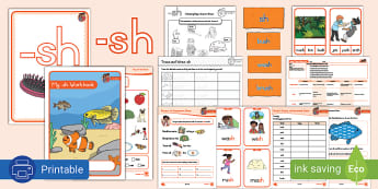 -sh, sounds | Phonics | English | South Africa | Twinkl