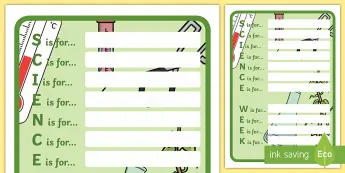 Science Acrostics | twinkl.com.au