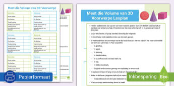 Kapasiteit en Volume - Twinkl