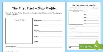 The First Fleet - Years 3-4 Australian History Resources