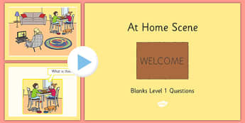 General Scenes with Blanks Levels of Questions - Twinkl