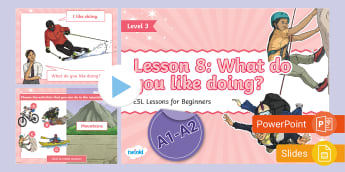 Level 3 | ESL Curriculum for Beginners | ESL - Twinkl